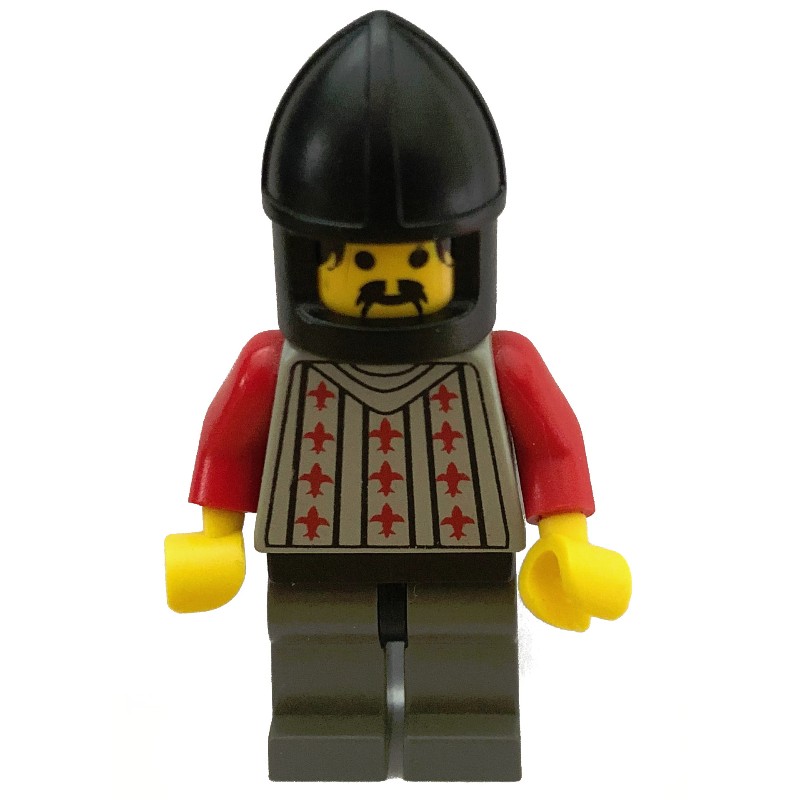 LEGO Set fig-007114 Knight (Fright Knights) - Dark Gray Legs, Black ...