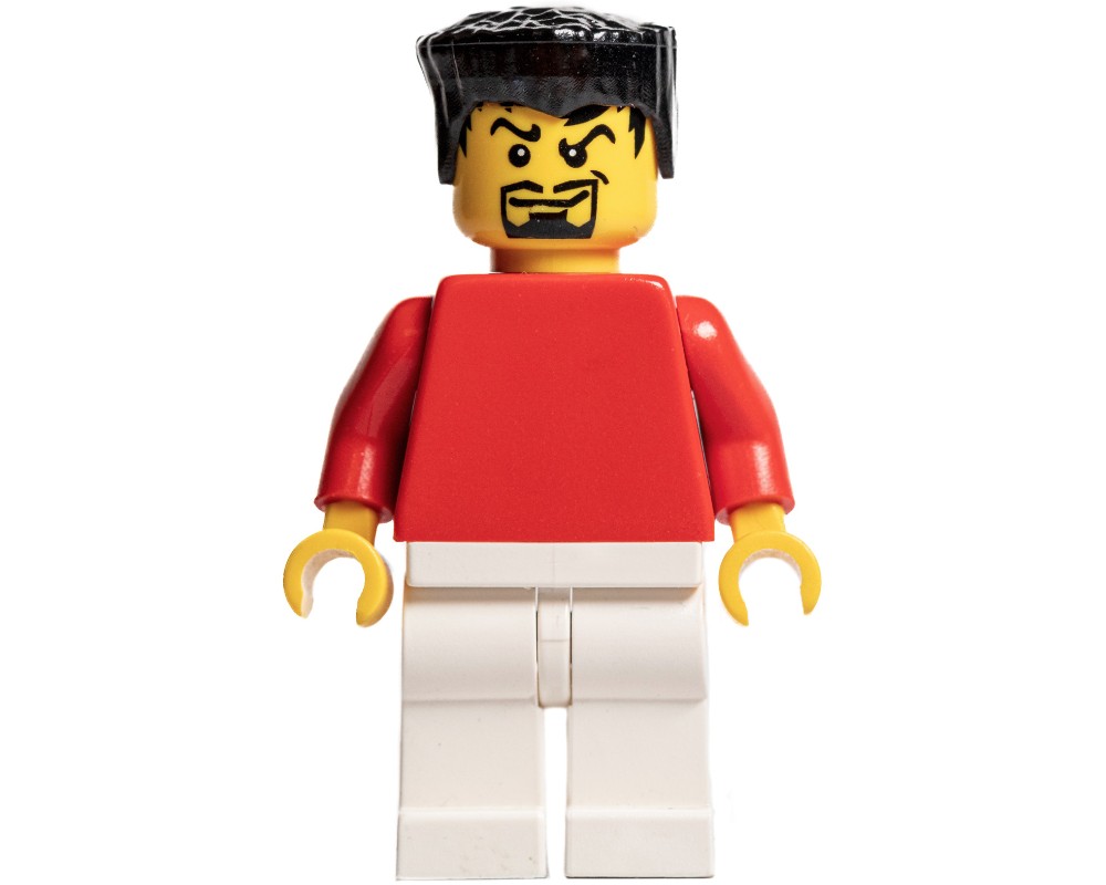LEGO Set fig-007123 Soccer Player Red Plain Torso, White Legs 2 ...