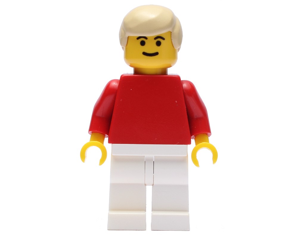 LEGO Set fig-007141 Soccer Player Red Plain Torso, White Legs 8 ...