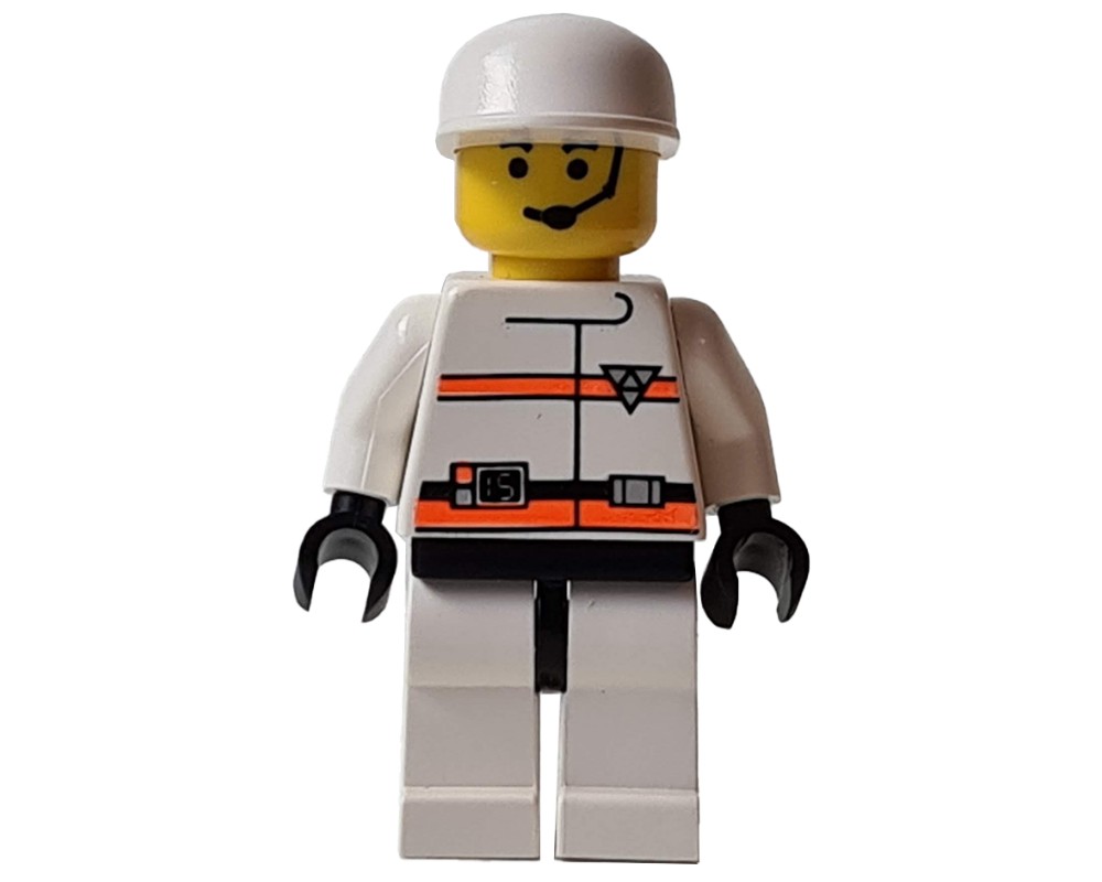 LEGO Set fig-007169 Man - White Torso R.E.S.Q, White Legs, White Cap ...