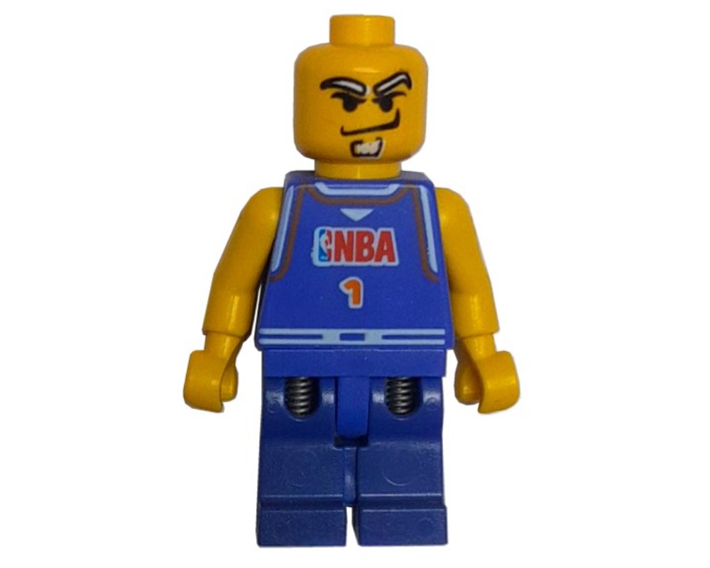 LEGO Set fig-007197 Basketball Player, Violet Torso, violet Legs 1 ...