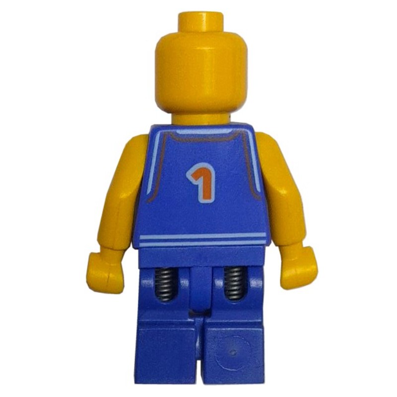 LEGO Set fig-007197 Basketball Player, Violet Torso, violet Legs 1 ...