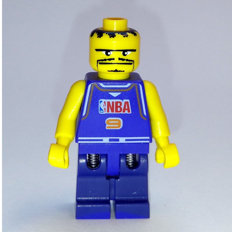 LEGO Set fig-007200 Basketball Player, Violet Torso, violet Legs 9 ...