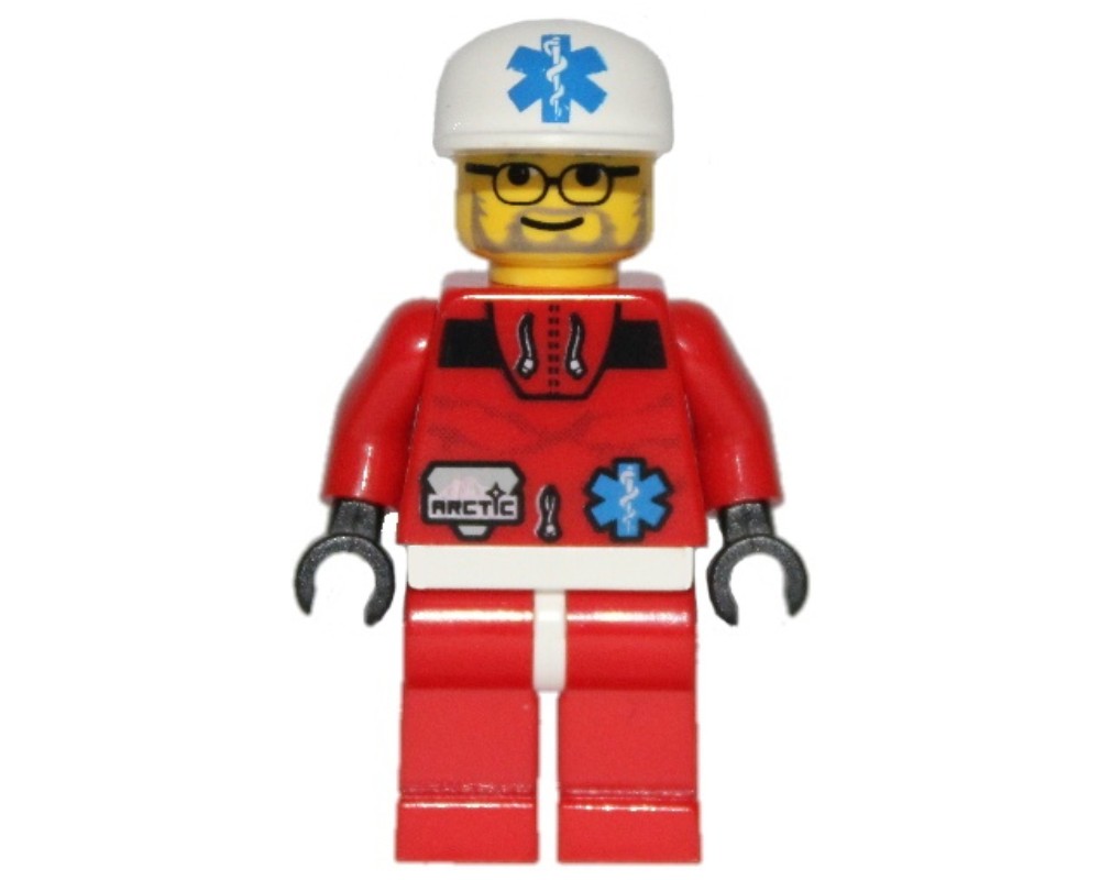LEGO Set fig-007211 Arctic Medic, Red | Rebrickable - Build with LEGO