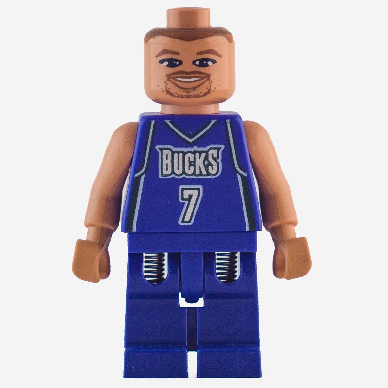 LEGO Set fig-007307 Toni Kukoc, Milwaukee Bucks #7 | Rebrickable ...