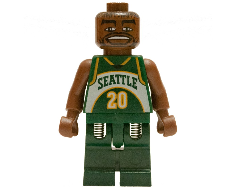 LEGO Set fig-007309 Gary Payton, Seattle SuperSonics #20 | Rebrickable ...