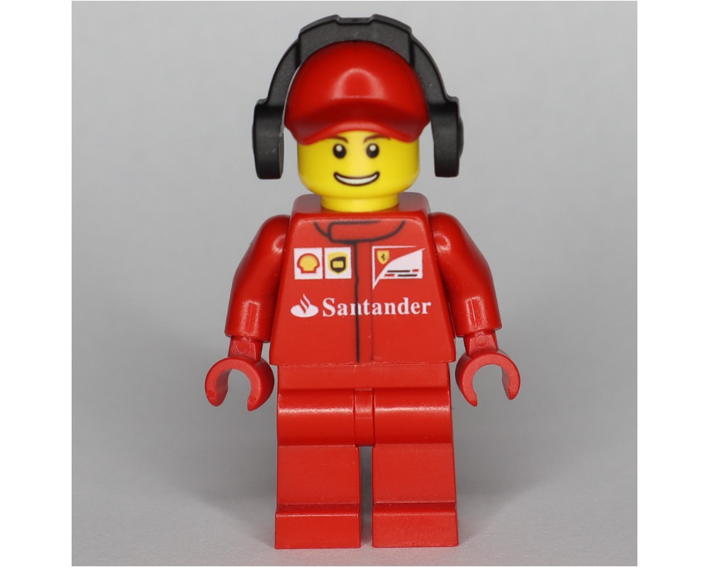 LEGO Set fig-007512 Crew Member Ferrari | Rebrickable - Build with LEGO