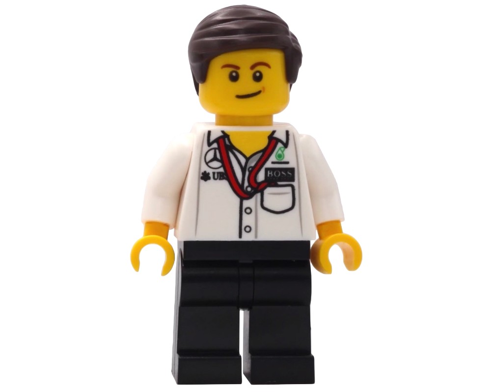LEGO Set fig-007544 Team Manager, Mercedes | Rebrickable - Build with LEGO