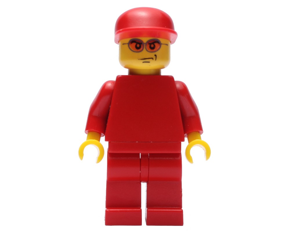 LEGO Set fig-007624 Engineer, Ferrari, Sunglasses | Rebrickable - Build ...