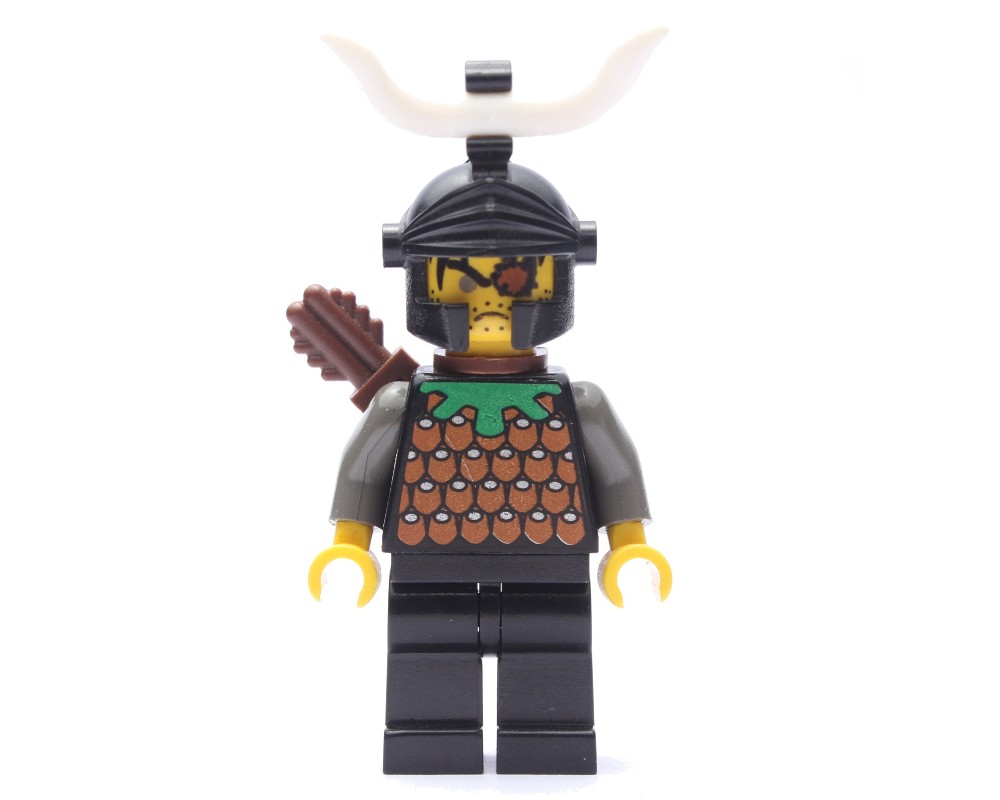 LEGO Set fig-007671 Archer (Knights Kingdom I) - Gilbert the Bad, Black ...