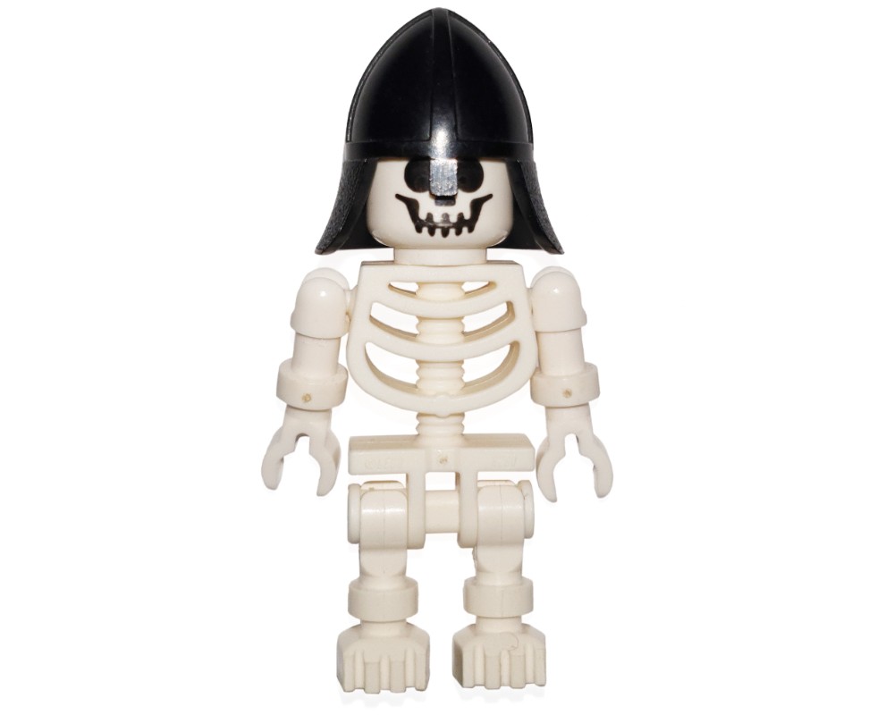 LEGO Set fig-007672 Skeleton, Standard Face, Helmet with Neck-Protector ...