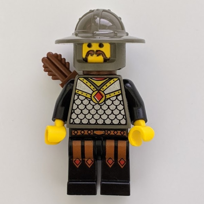 LEGO Set fig-007675 Archer (Knights Kingdom I) - Leather on Legs (2000 ...