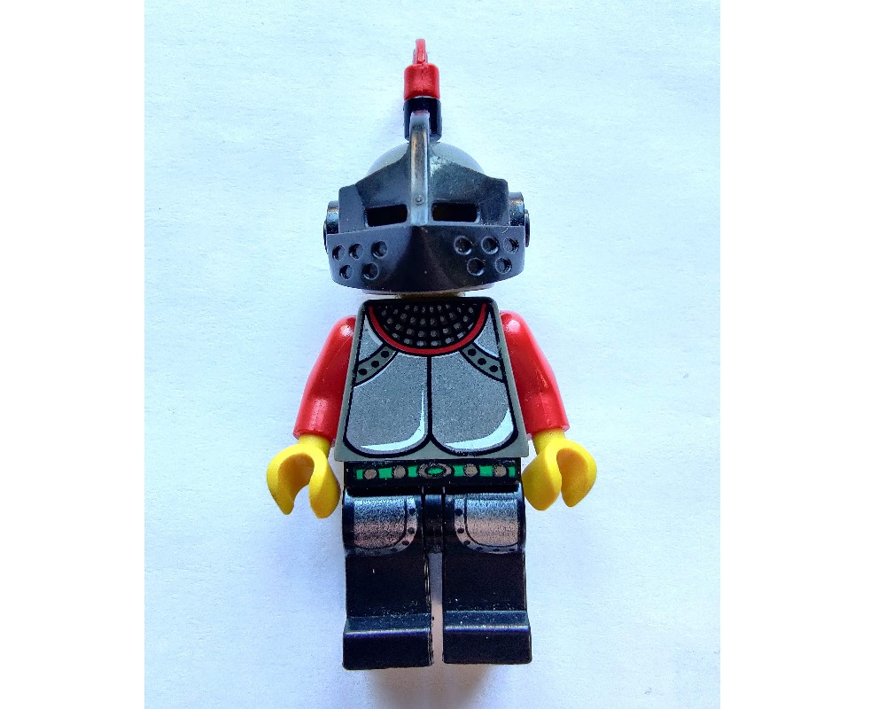 LEGO Set fig-007677 Knight (Knights Kingdom I) - Plate on Legs, Red ...