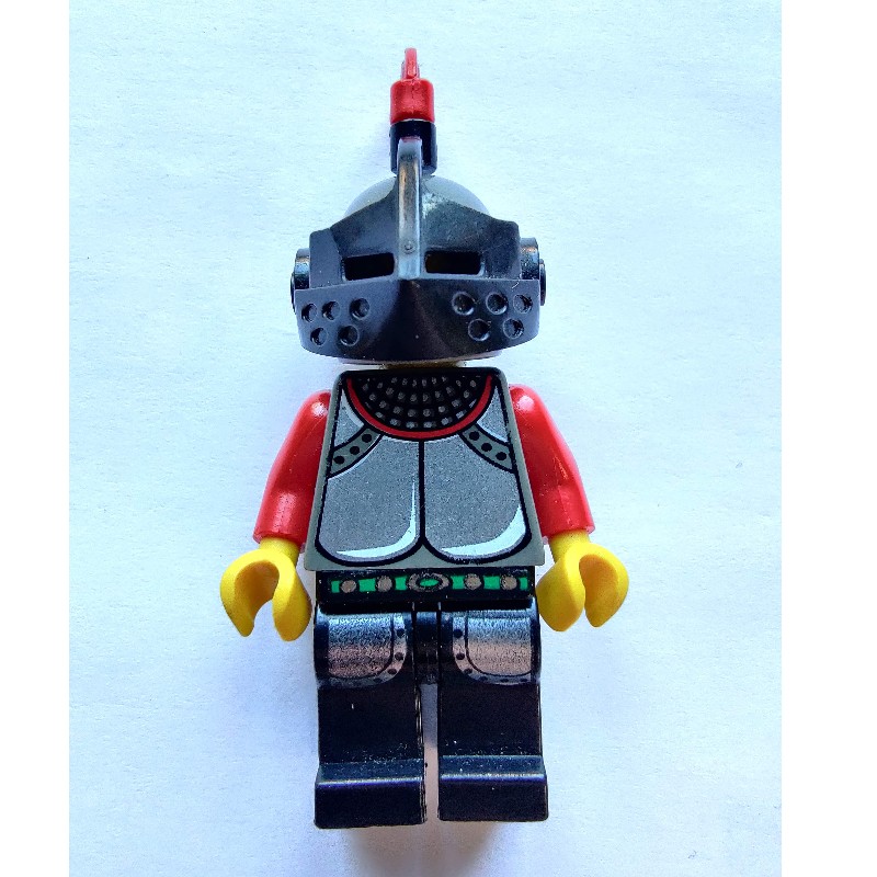LEGO Set fig-007677 Knight (Knights Kingdom I) - Plate on Legs, Red ...