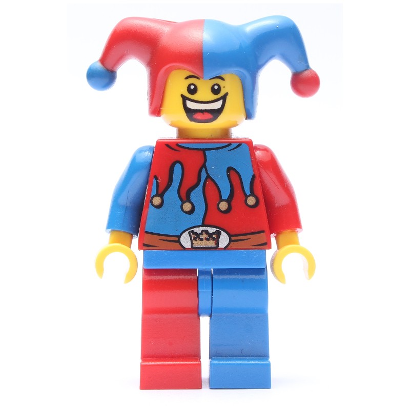 LEGO Set fig-007733 Jester, Red and Blue (2008 Seasonal) | Rebrickable ...