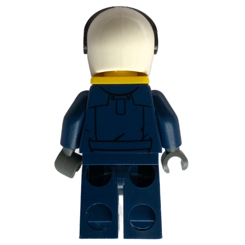 LEGO Set fig-007774 Policeman, Dark Blue Jacket with Pockets and Badge ...