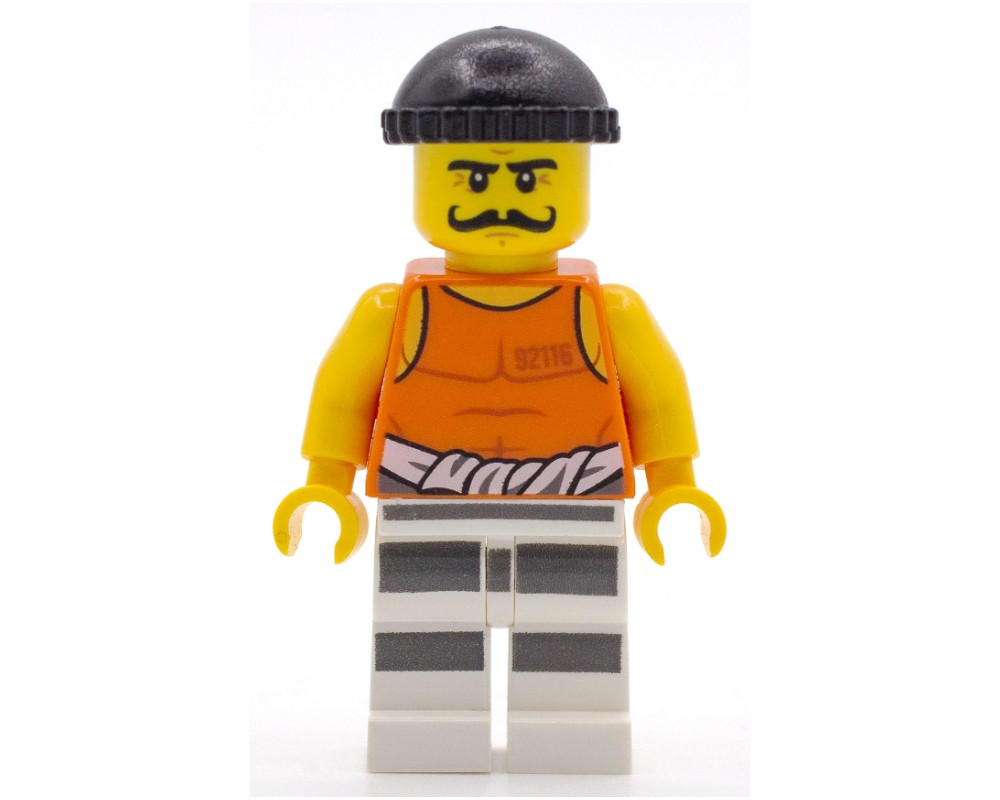LEGO Set fig-007881 Criminal Simon Sin, Orange Vest with #92116 and ...