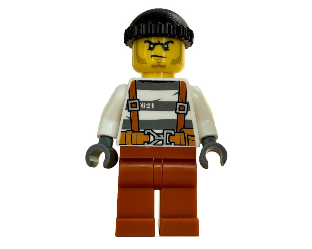 LEGO Set fig-007899 Criminal, Prison Shirt with Suspenders and Belt ...