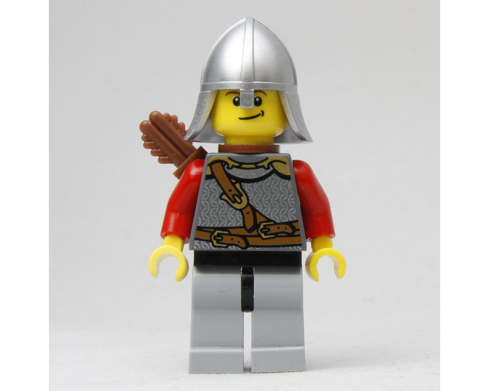 LEGO Set fig-007931 Knight - Dark Bluish Gray Torso, Light Bluish Grey ...