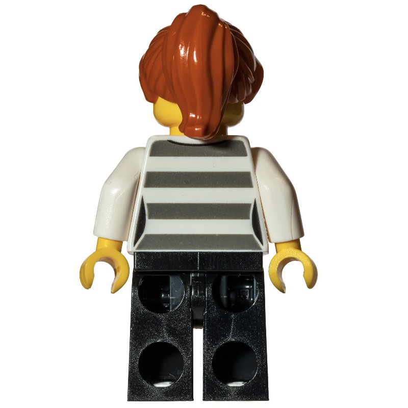 LEGO Set fig-007951 Criminal, Woman, Prison Shirt with #50382, Dark ...