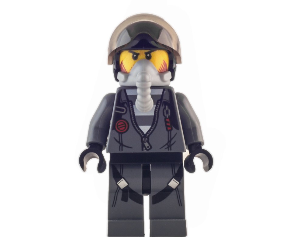 LEGO Set fig-007976 Criminal, Open Dark Bluish Gray Jacket with Zipper ...