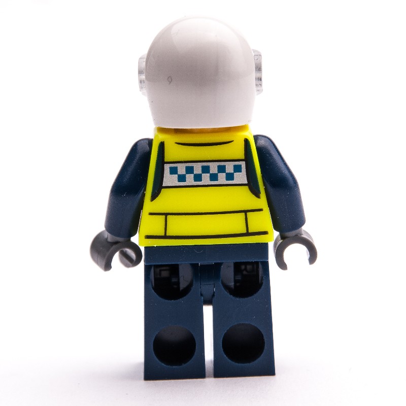 LEGO Set fig-008014 Police Officer, Vibrant Yellow Police Vest, White ...