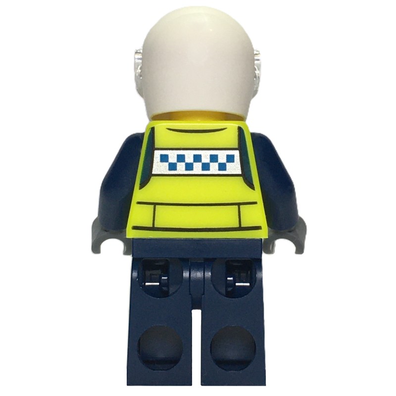 LEGO Set fig-008014 Police Officer, Vibrant Yellow Police Vest, White ...