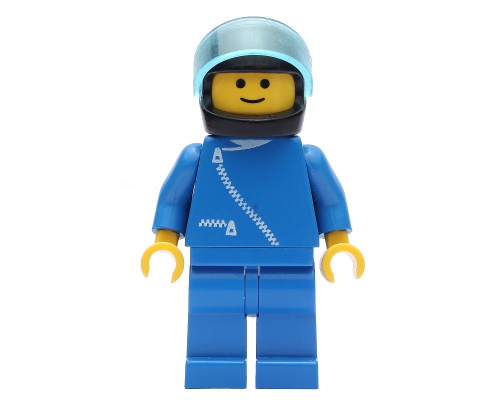 LEGO Set fig-008113 Man, Blue Jacket with Zipper, Blue Legs, Black ...