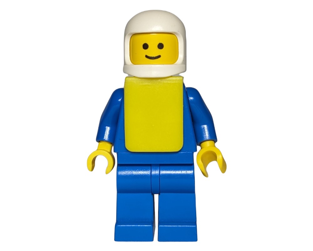 LEGO Set fig-008157 Man, Blue Shirt with Buttons and Pockets, Blue Legs ...