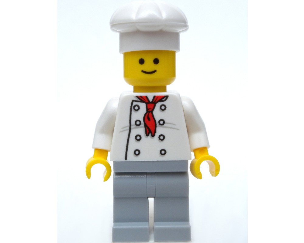 LEGO Set fig-008311 Chef, Red Neckerchief, Light Bluish Gray Legs ...