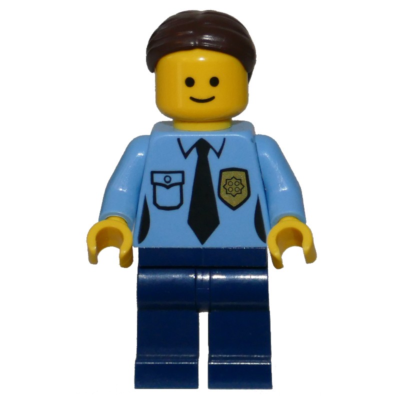 LEGO Set fig-008362 Police, Medium Blue Torso, Dark Blue Legs, Dark ...