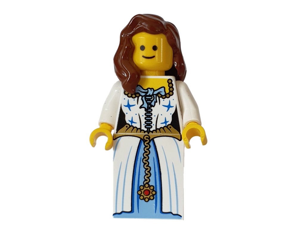 LEGO Set fig-008376 Bride - Mannequin, Medium Blue Underdress ...