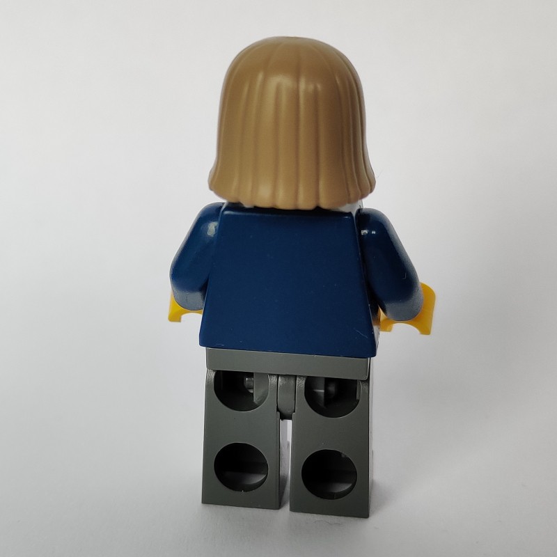LEGO Set fig-008388 Dark Blue Torso, Dark Bluish Grey Legs, Dark Tan ...
