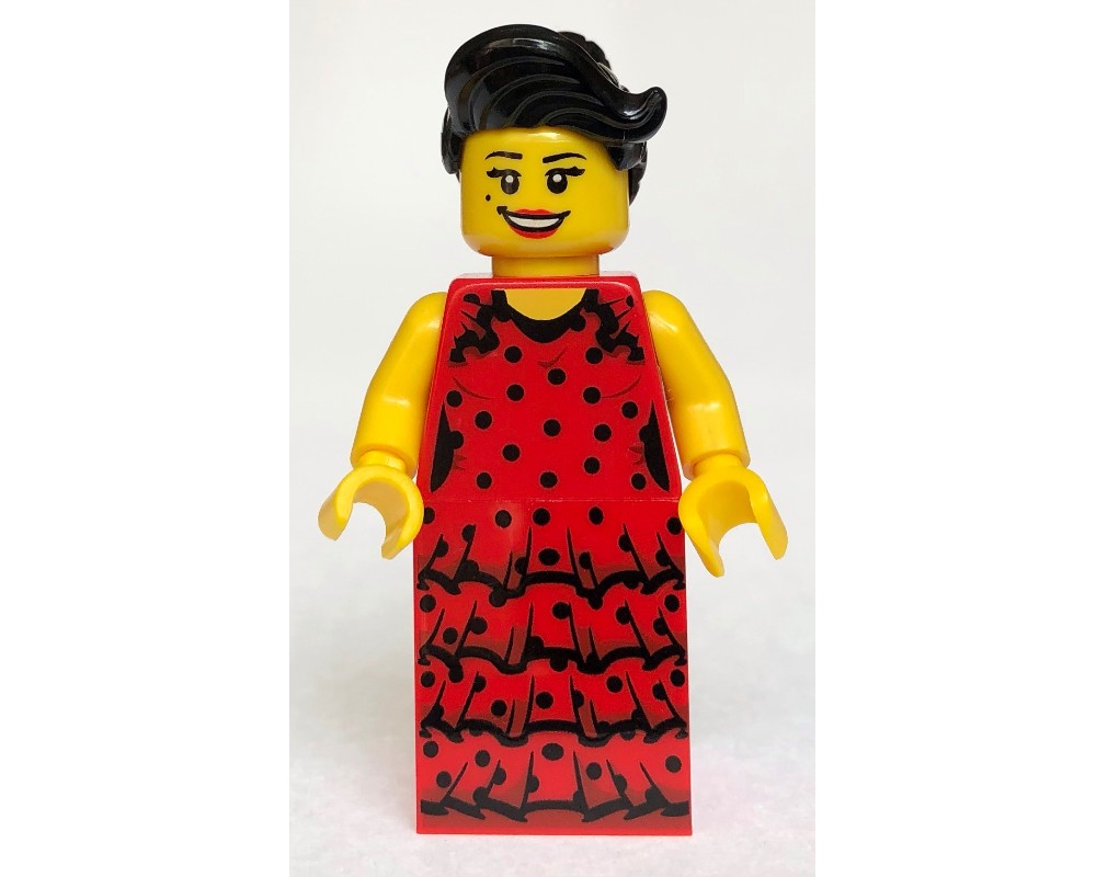 LEGO Set fig-008415 Flamenco Dancer | Rebrickable - Build with LEGO