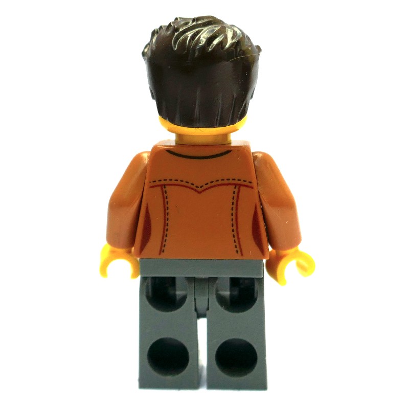 LEGO Set fig-008431 Medium Nougat Torso, Dark Bluish Grey Legs, Dark ...