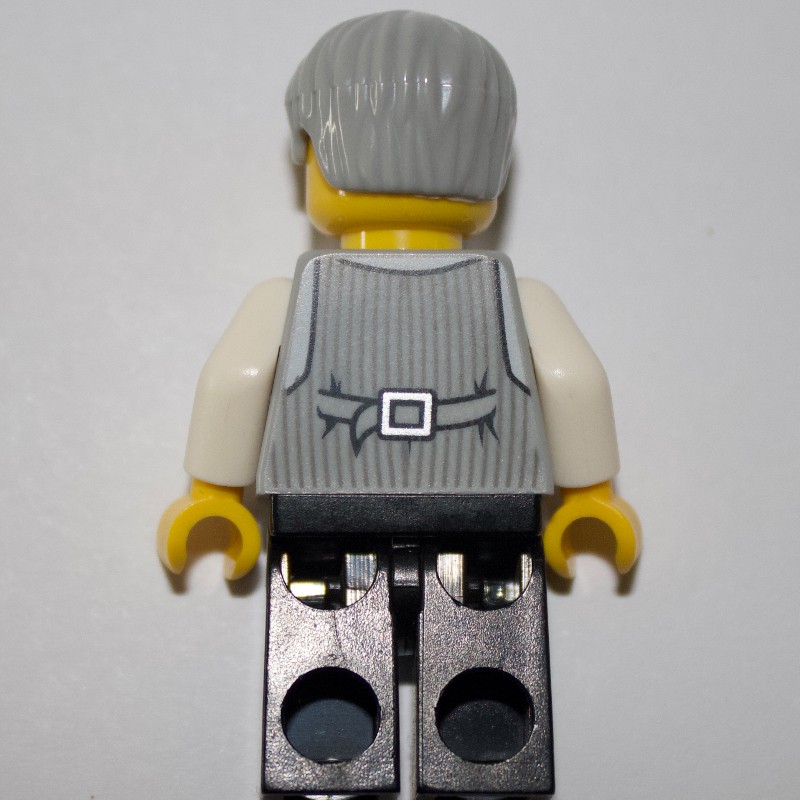 LEGO Set fig-008452 Light Bluish Grey Torso Jacket, Black Legs, Light ...