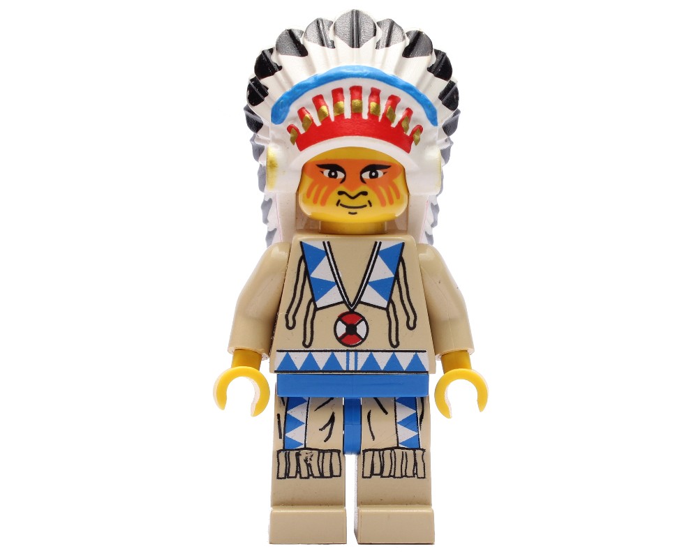 LEGO Set fig-008460 Indian Chief | Rebrickable - Build with LEGO