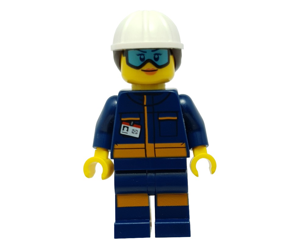 LEGO Set fig-008532 Technician - Dark Blue Torso, Dark Blue Legs, White ...