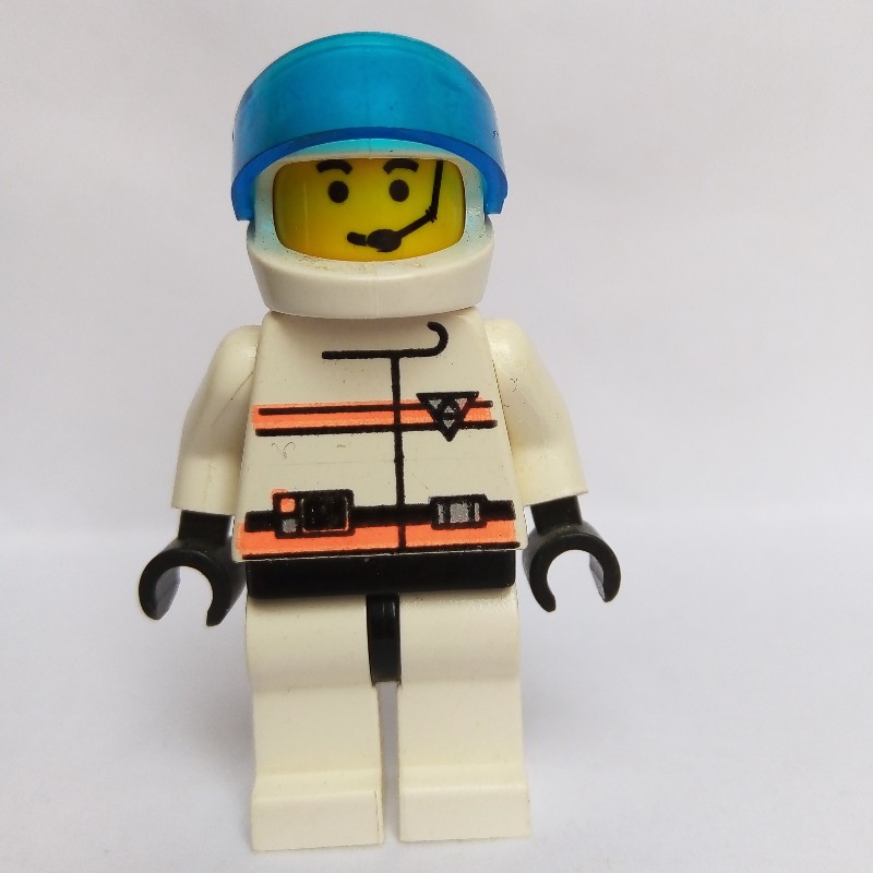 LEGO Set fig-008538 Res-Q Man, White Helmet with Visor, Headset ...