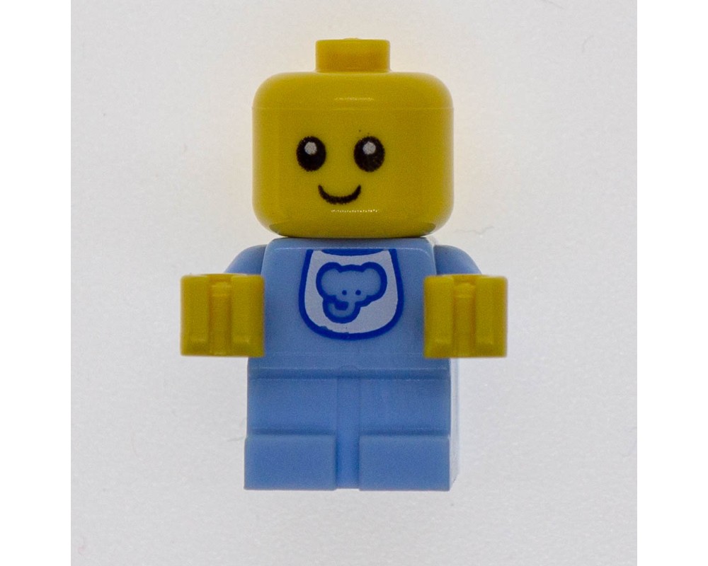 LEGO Set fig-008787 Baby - Bright Light Blue Body, Bib (2016 ...