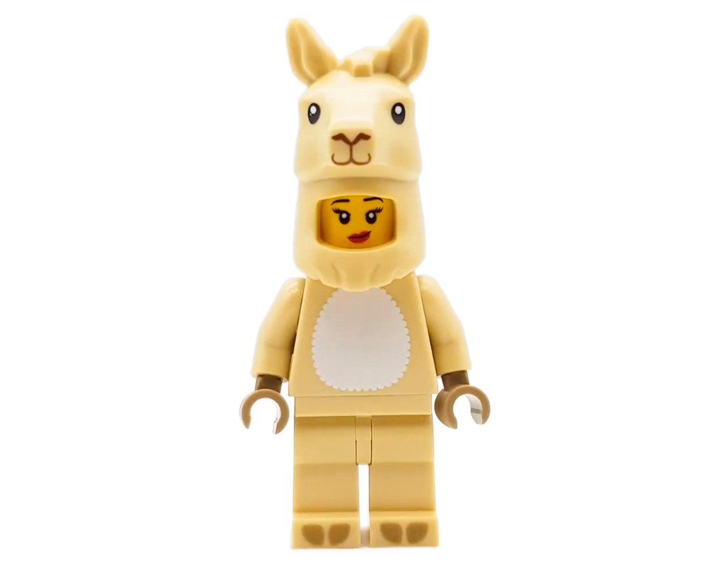 LEGO Set fig-008806 Llama Costume Girl (CMF) | Rebrickable - Build with ...