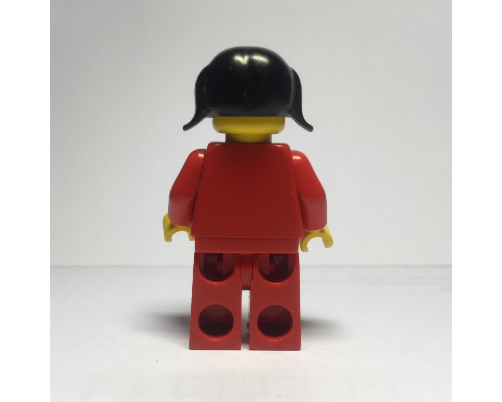 LEGO Set fig-008860 Woman, Red Jacket with Zipper and Pockets, Red Legs ...