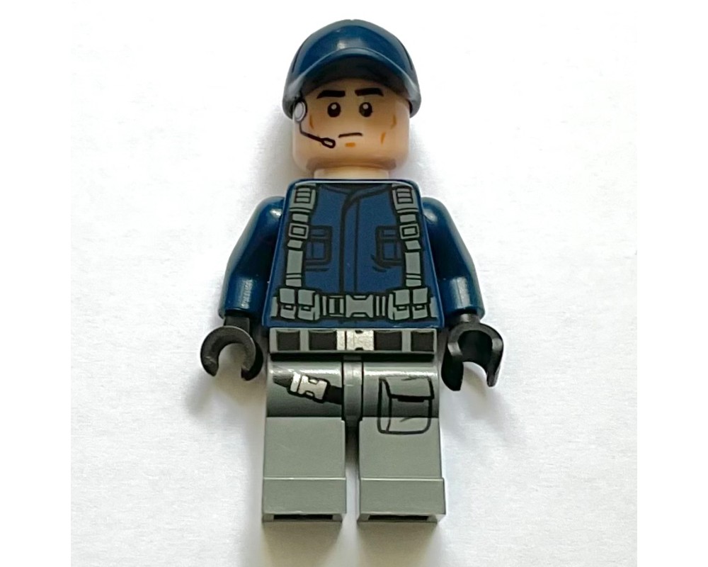 LEGO Set fig-008914 ACU Trooper, Dark Blue Shirt with Straps, Dark Blue ...
