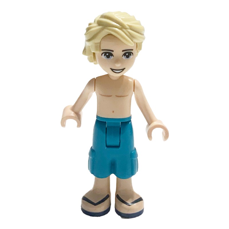 LEGO Set fig-008969 Mason - Bare Chest, Dark Turquoise Trousers ...