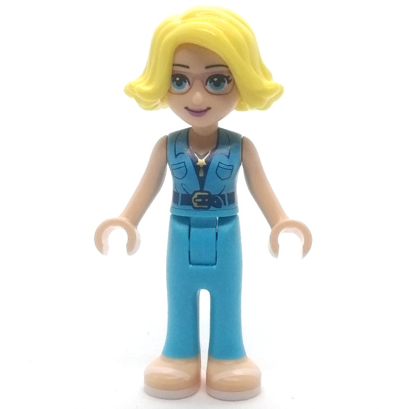 LEGO Set fig-008980 Alicia - Medium Azure Top, Medium Azure Trousers ...
