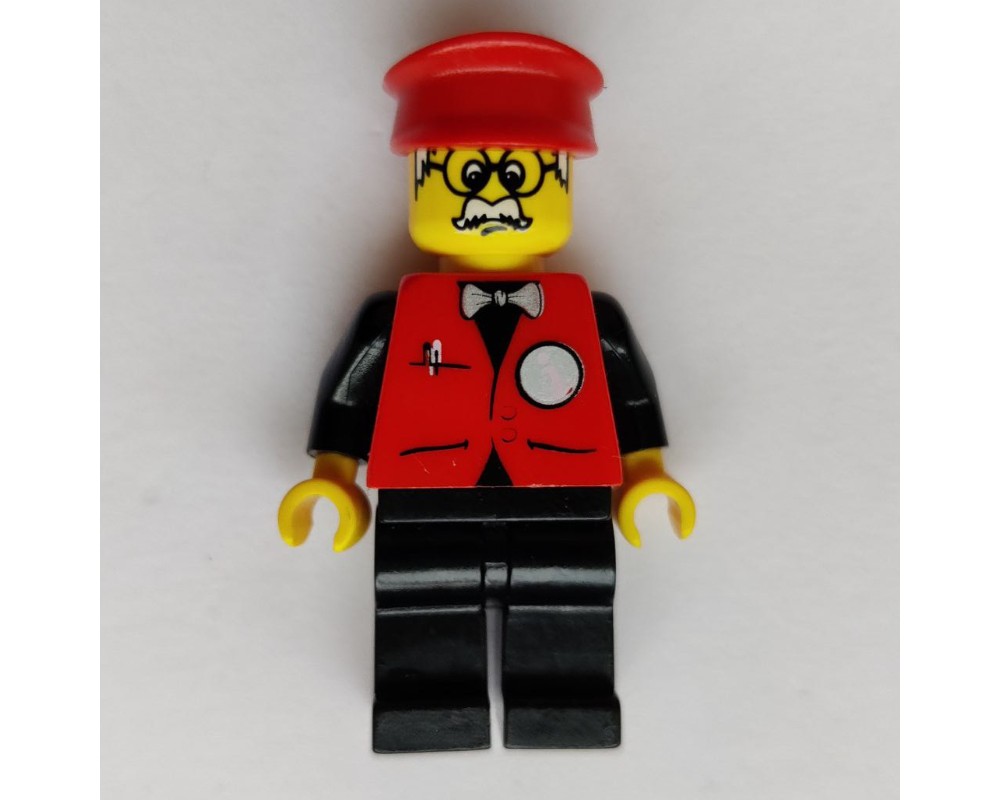 LEGO Set fig-009130 Infomaniac, Black Legs | Rebrickable - Build with LEGO