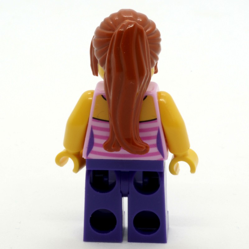 LEGO Set fig-009156 Bright Pink Torso, Dark Purple Legs, Dark Orange ...