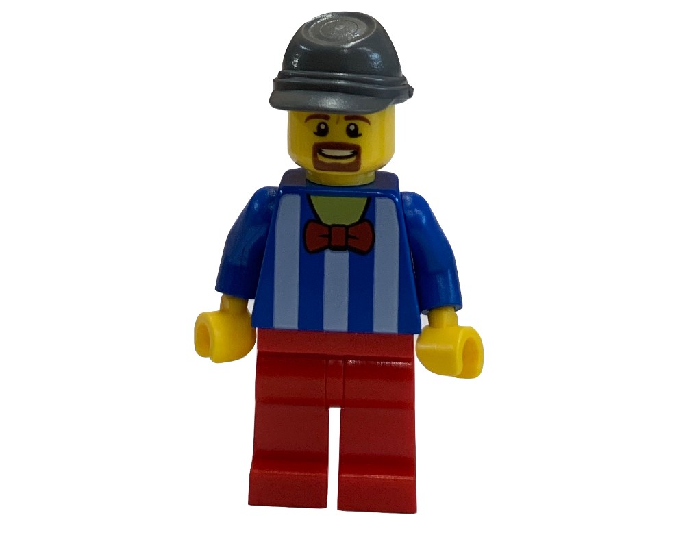 LEGO Set fig-009174 Blue Torso, Red Legs, Dark Bluish Grey Kepi ...
