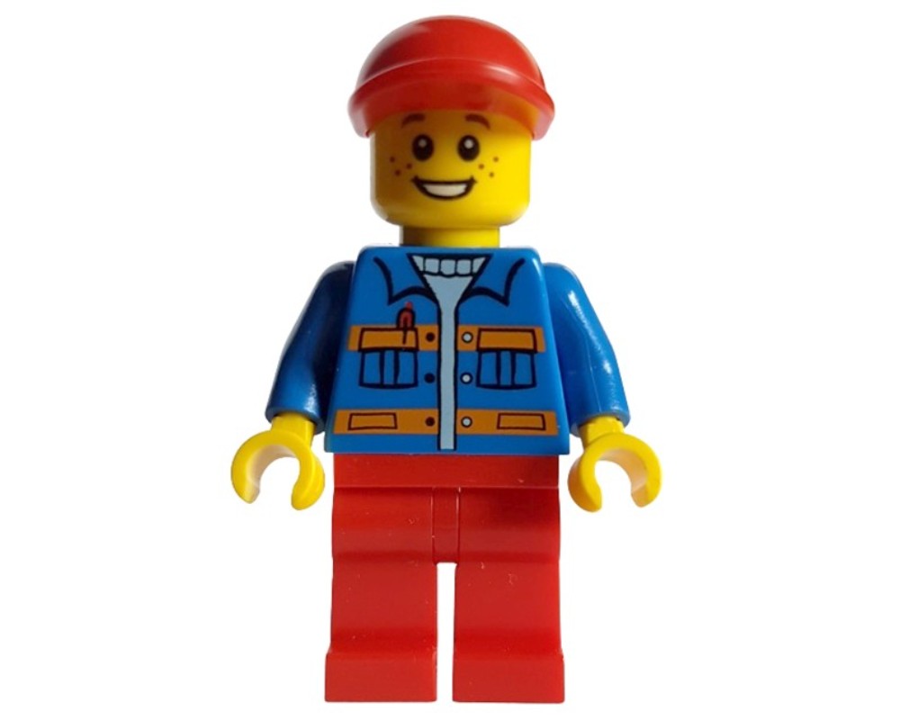 LEGO Set fig-009380 Blue Torso, Red Legs, Red Cap | Rebrickable - Build ...