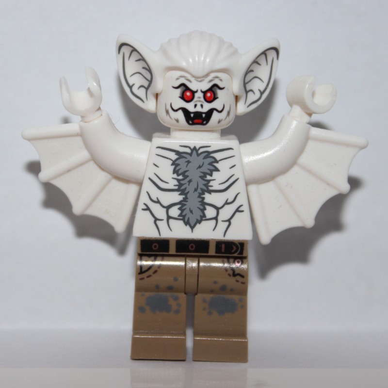 LEGO Set fig-009393 Man-Bat, White | Rebrickable - Build with LEGO